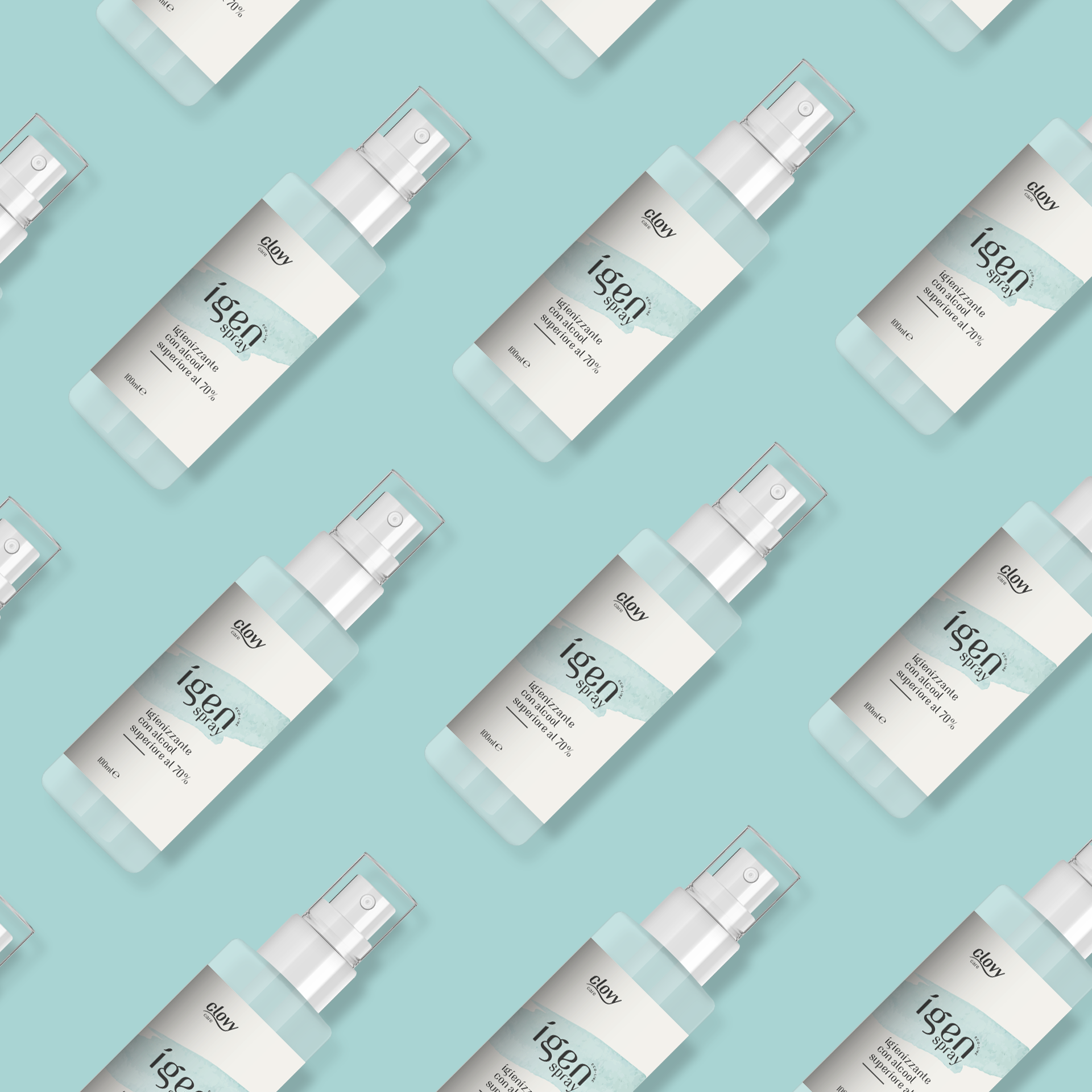 Kit Spray igienizzante 2 in 1 per mani e superfici | Clovy